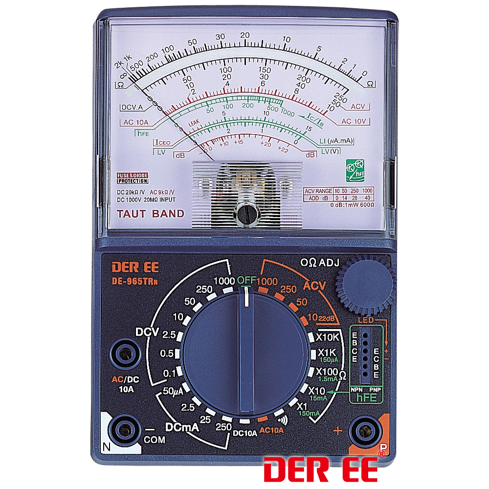 Analog Multimeter Diagram